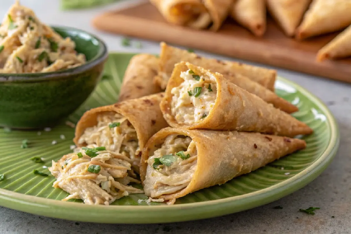 Cone Com Recheio de Frango: Receita de lanchinho fácil | Blog Receita Delicia