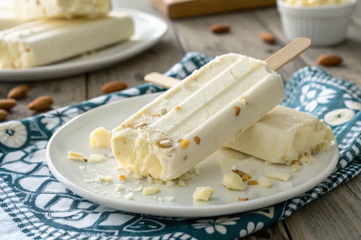 Picolé de Ouro Branco: Refrescância Dourada | Blog Receita Delicia